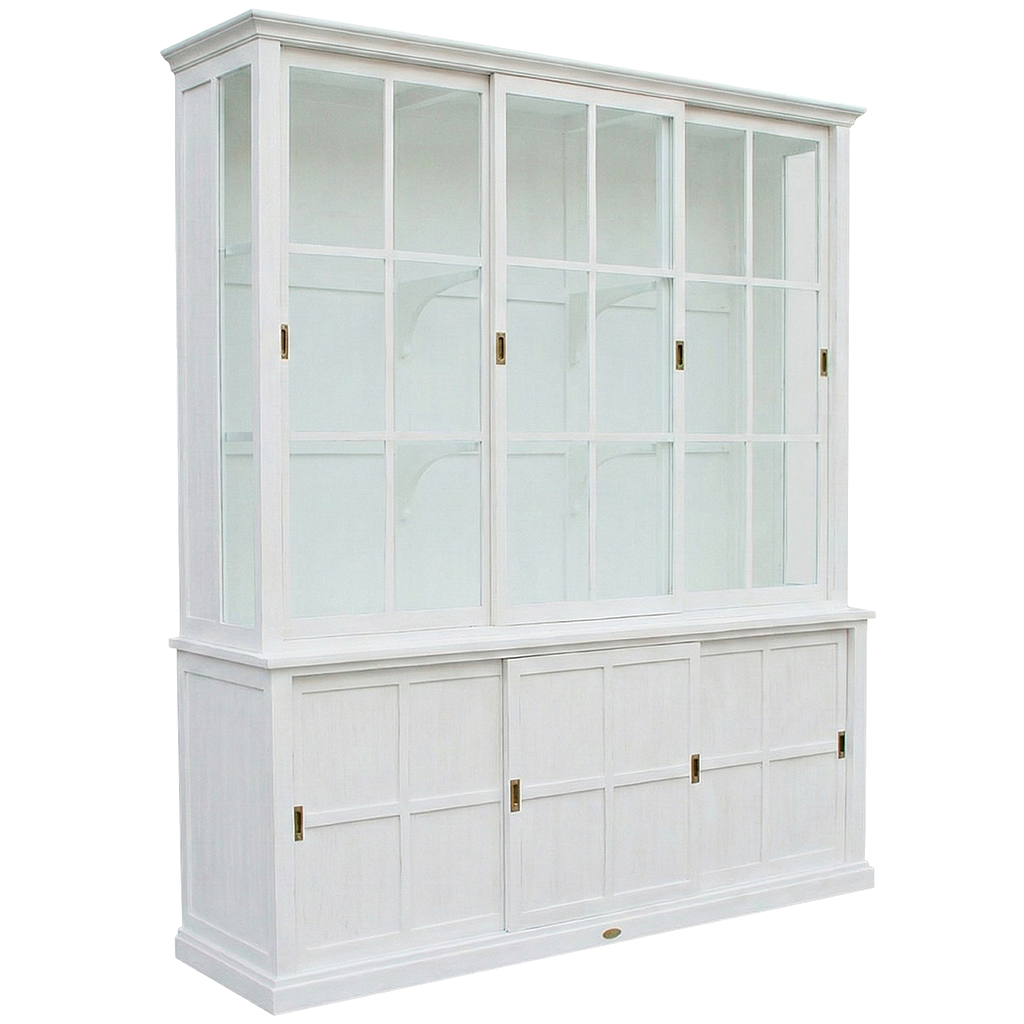AIX - Display case L220 x H240 - Brushed white | Furniture & Decoration ...