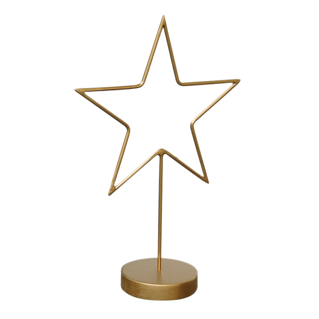 NADI - Metal standing star H30 - Gold | Furniture & Decoration｜Decosy ...