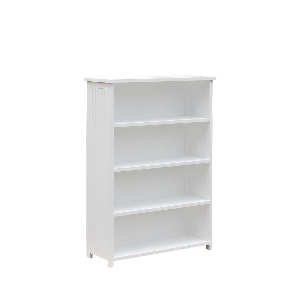 BURMA - Bookcase L90 x H130 - Brushed white | Furniture & Decoration ...