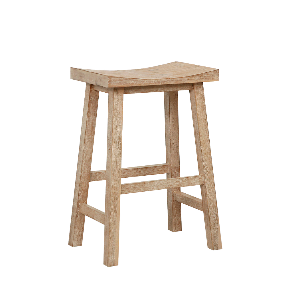 WALDAU - Wooden stool H60 - Toffee | Furniture & Decoration｜Decosy Vietnam
