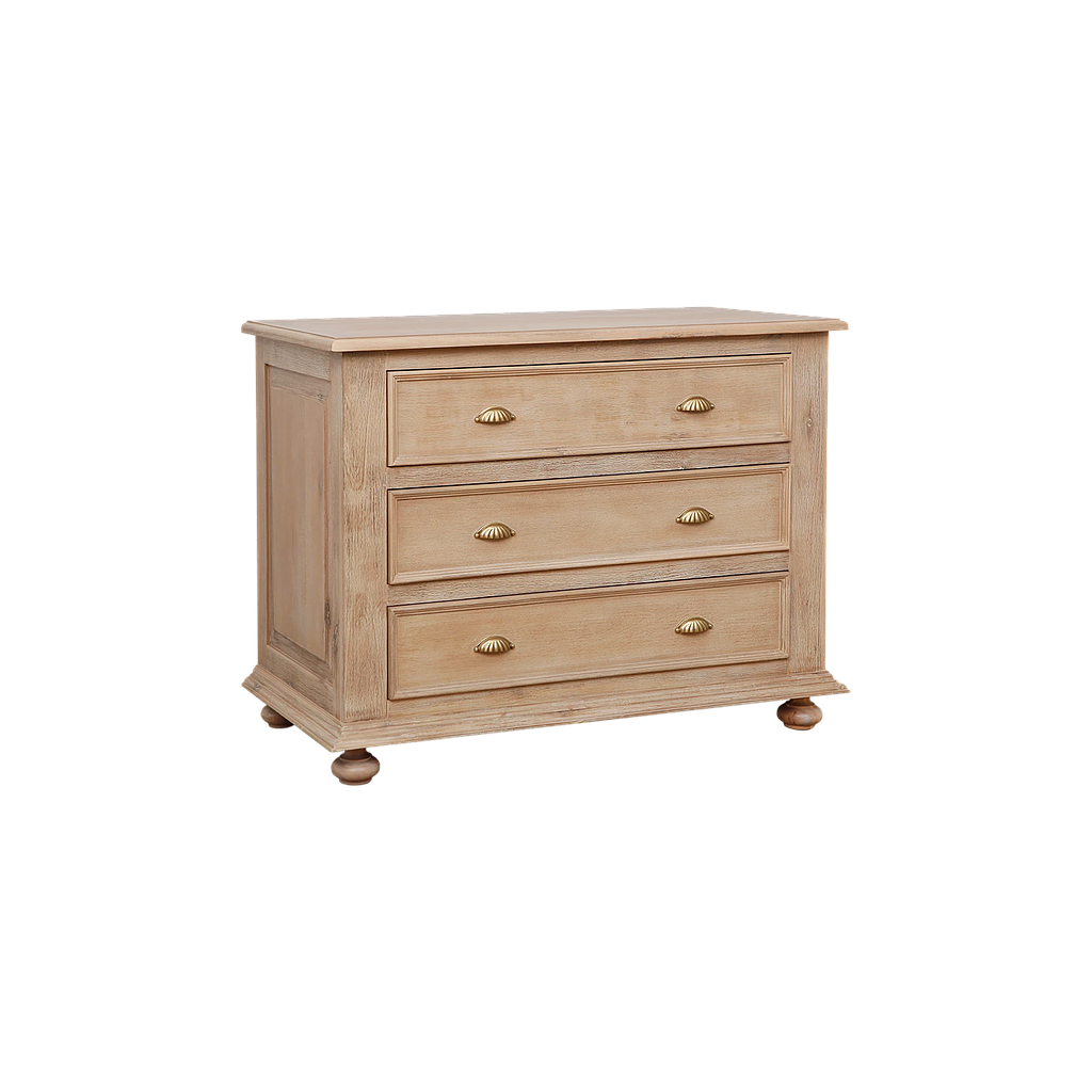 CAMILLE - Chest of drawers L110 x H84 - Washed antic | Furniture ...