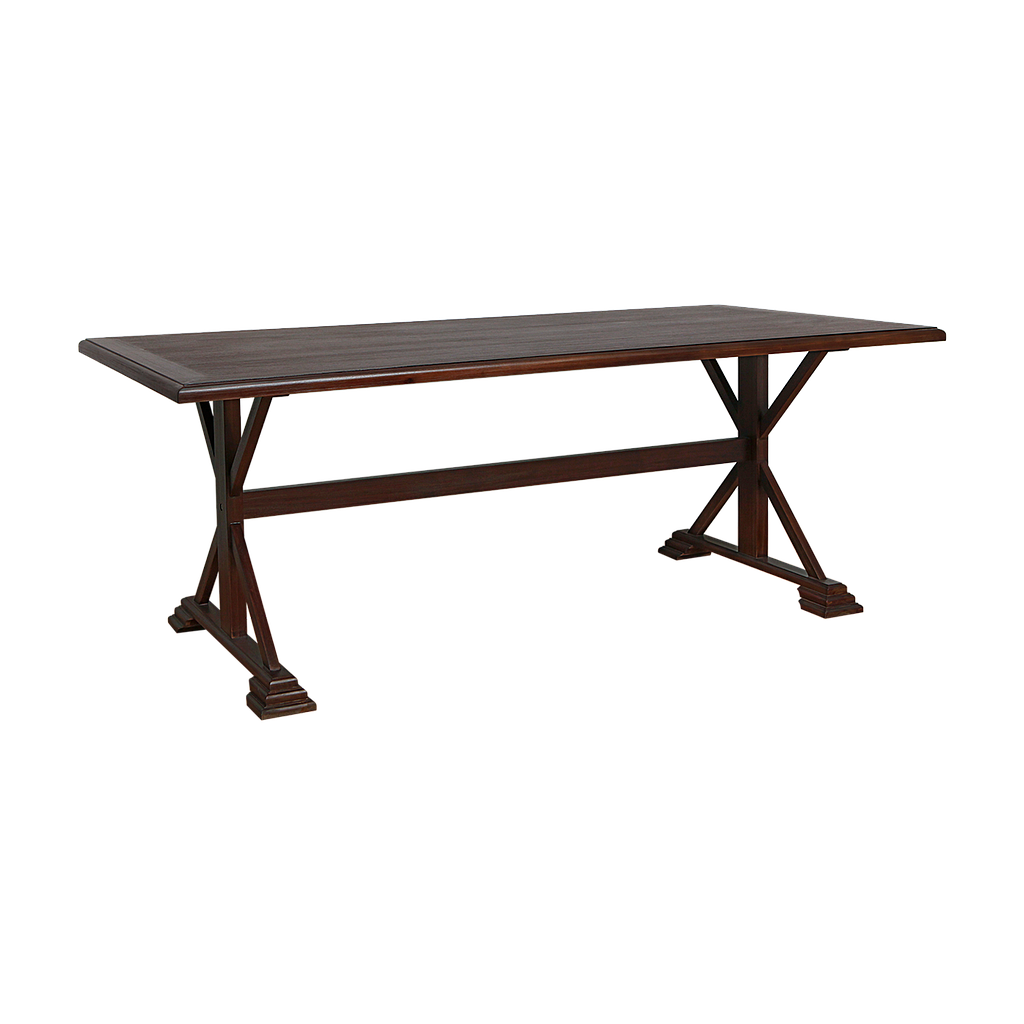 MATHILDE - Dining table L200 x W100 - Mokka | Furniture & Decoration ...