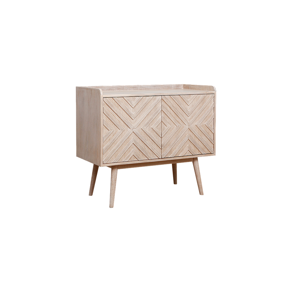 PORTO - Sideboard L90 - Whitened acacia | Furniture & Decoration｜Decosy ...